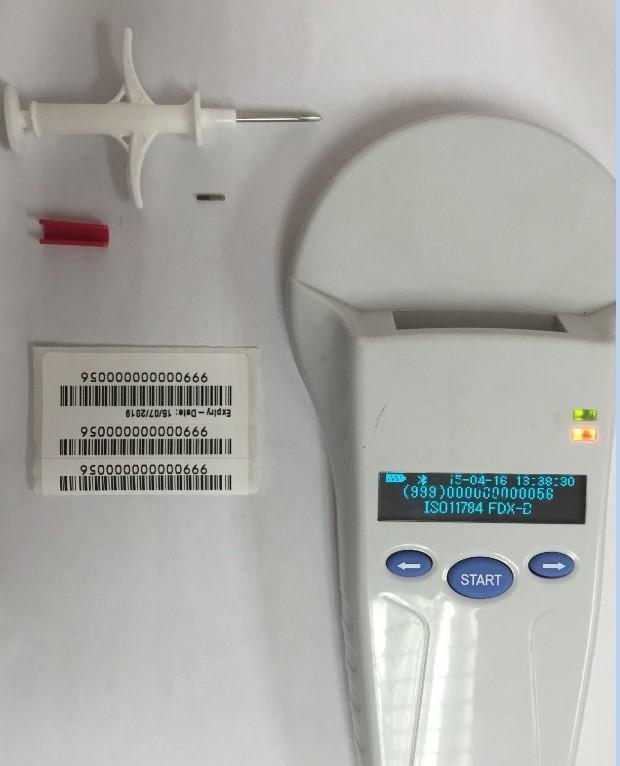 Injectable Track Pet Microchip , Animal Tracking Microchip