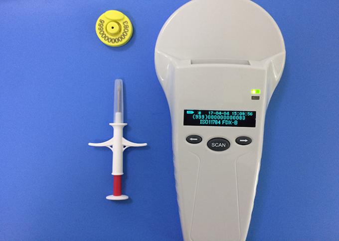 RoHS Universal HDX Microchip Scanner For Pets With Recharge Lithium Battery