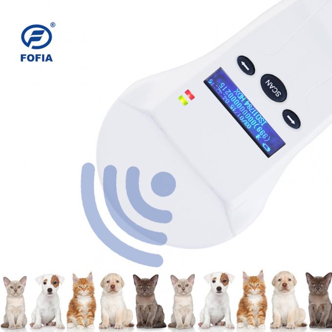 FDX-B Animal ID RFID Reader 134.2kHZ HDX Scanner With Barcode Reading