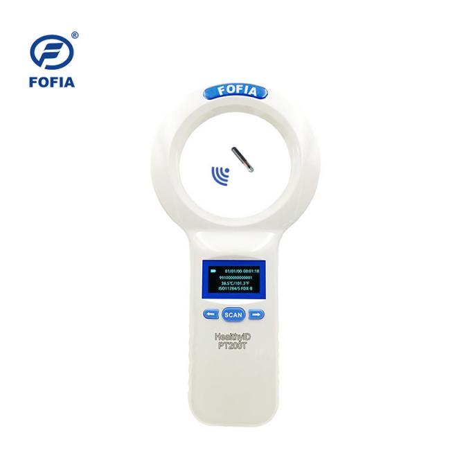 LF 134.2khz FDX-B Animal Thermo Chip Scanner For Pets Temperature Reading