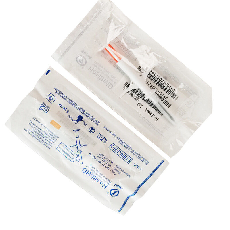 6 Adhesive-stickers for Sterilization with 5 Years Guarantee Microchip ...