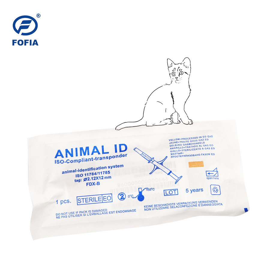 ISO 11784/5 FDX-B R/W Standard Animal Microchip for Accurate Identification