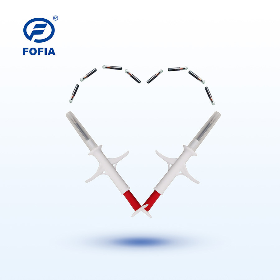 Livestock ID Chip FDX-B Animal Microchip Tag With 6 Barcode Stickers ...