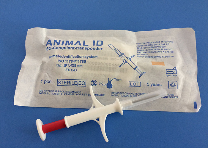 Microchip Tracking Device For Dogs 1.4*8mm , EM4305 Found Pet Microchip ...