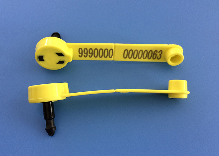 Animals / Livestock FRID Tags , Custom Goat Ear Tags With 300N Tension