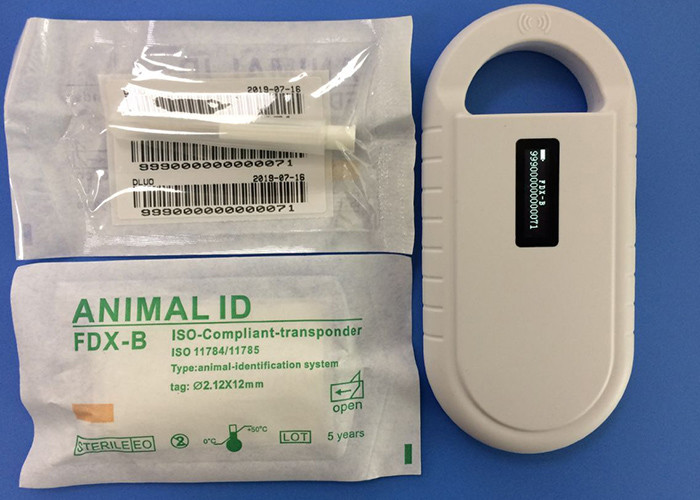 RFID ISO Transponder Microchip 6 Stickers With Reusable Injector 2.12 ...