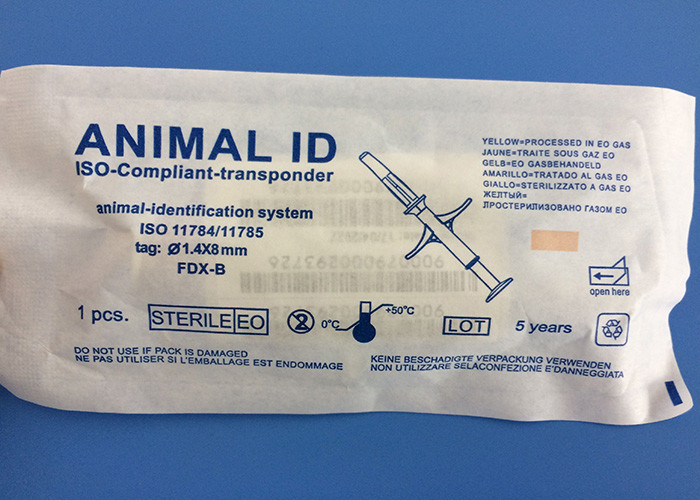 Professional Mini Animal ID Microchip With Disposable Syringe , ISO ...