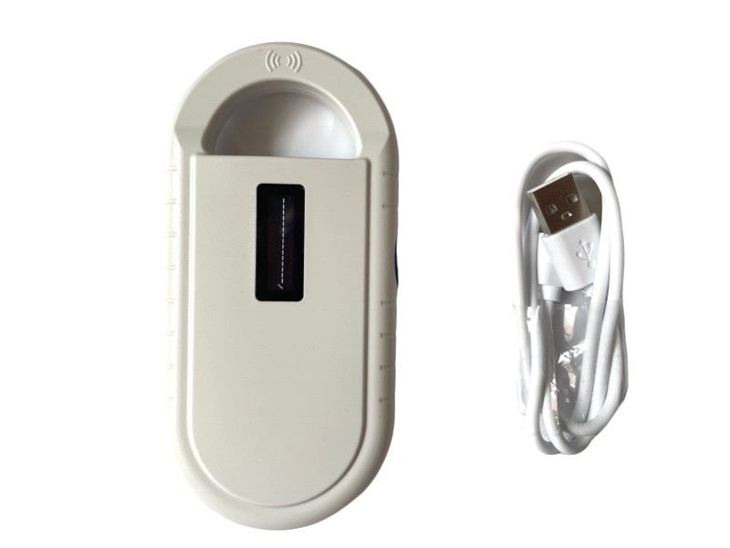 Mini Portable RFID Microchip Scanner 134.2 Khz Animal Reader For Pet