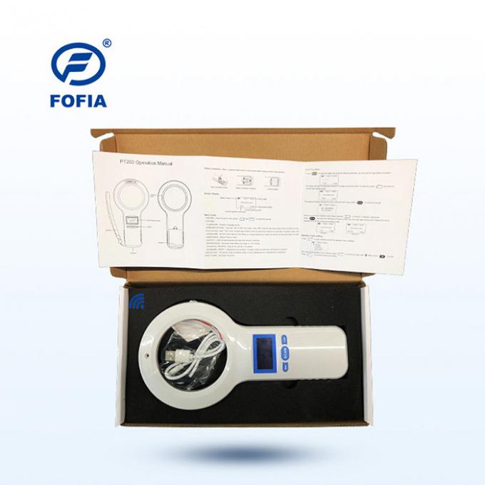 ISO Animal ID RFID Microchip Scanner Reading Deivce FOFIA PT200 Reader ID64